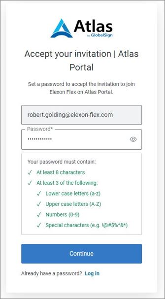 Step 3: Managing your GlobalSign account as part of DIP - Elexon